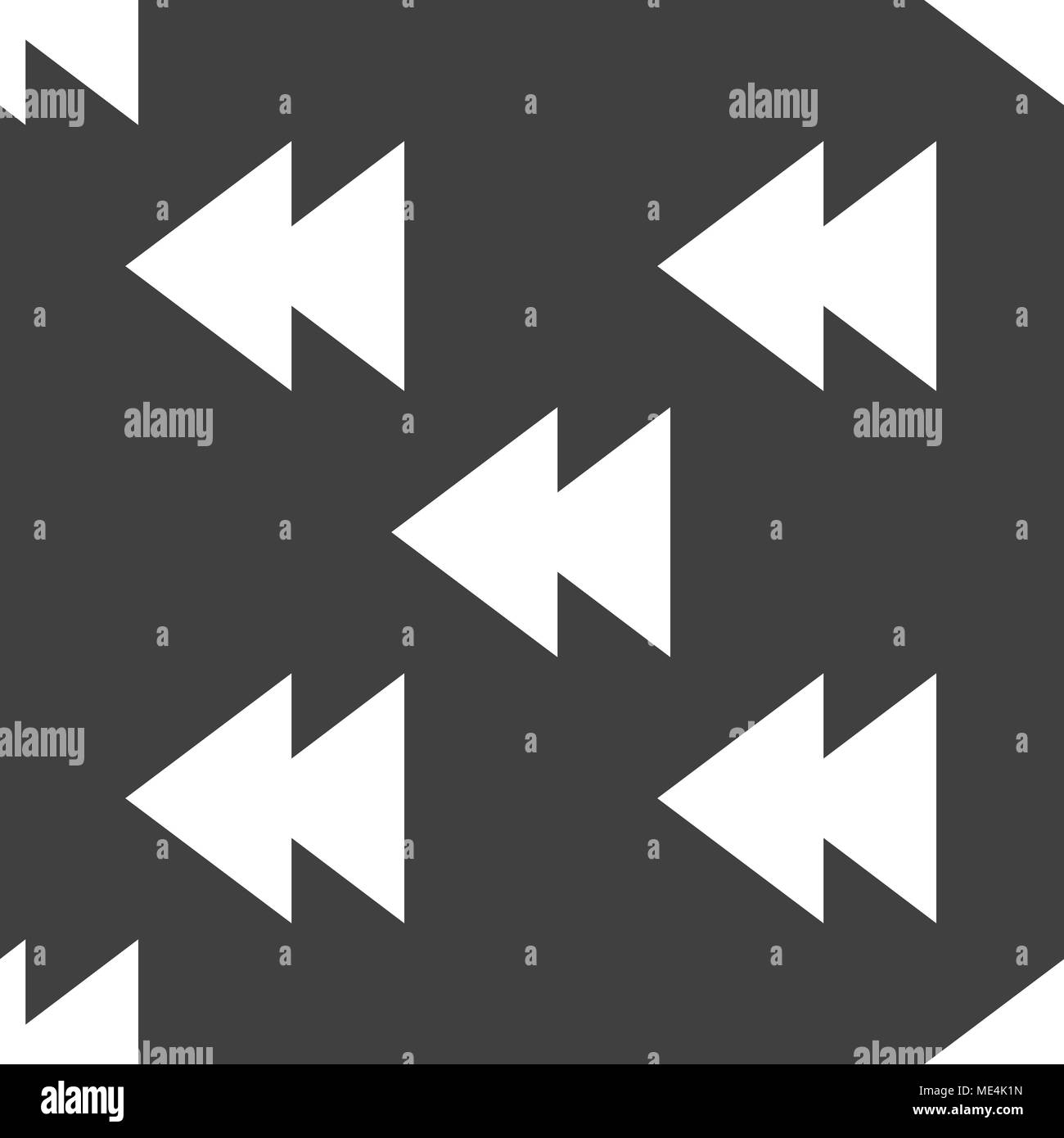 multimedia control web icon. flat design. Seamless pattern. Vector EPS10 Stock Vector Image ...