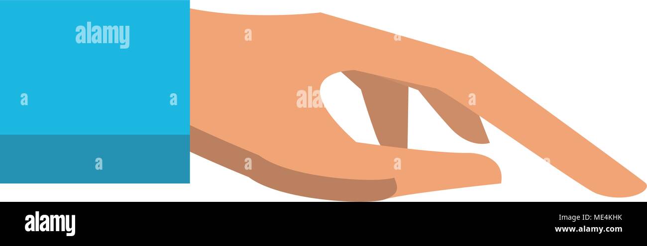 Hand isolated cartoon Stock Vector Image & Art - Alamy