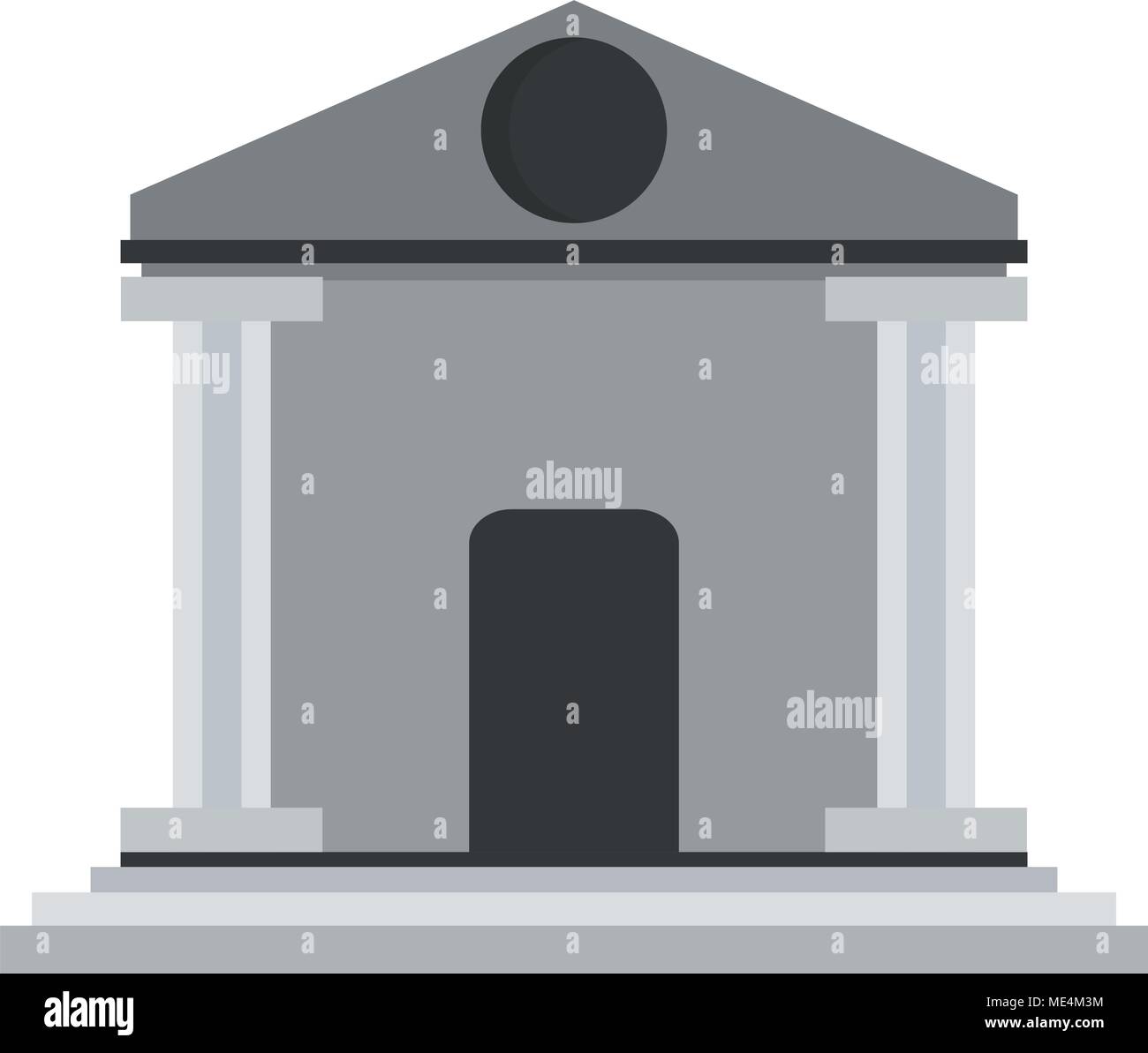 Bank building symbol Stock Vector Image & Art - Alamy