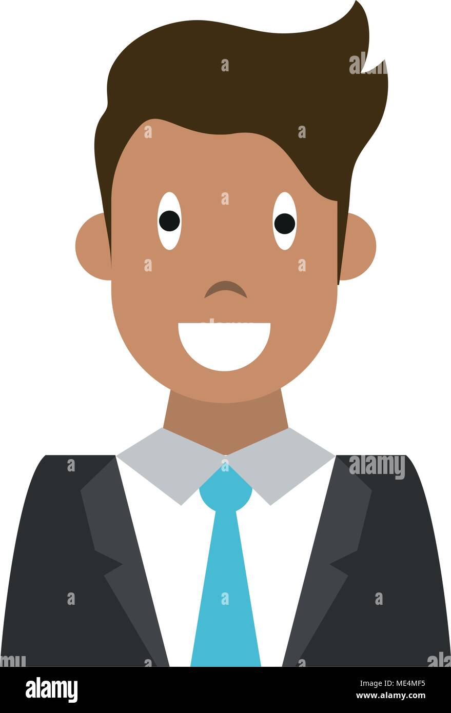 Businessman cartoon profile Stock Vector Image & Art - Alamy