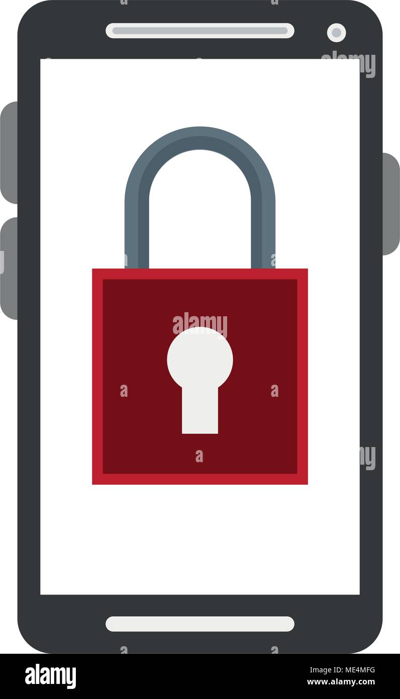 Smartphone locked symbol Stock Vector Image & Art - Alamy