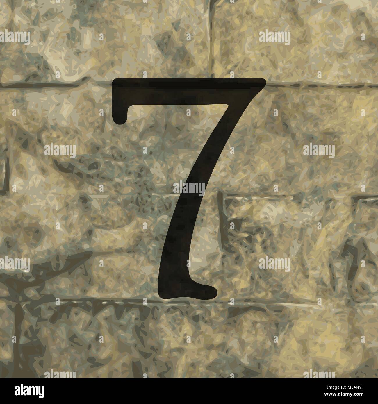 7 stone Stock Vector Images - Alamy