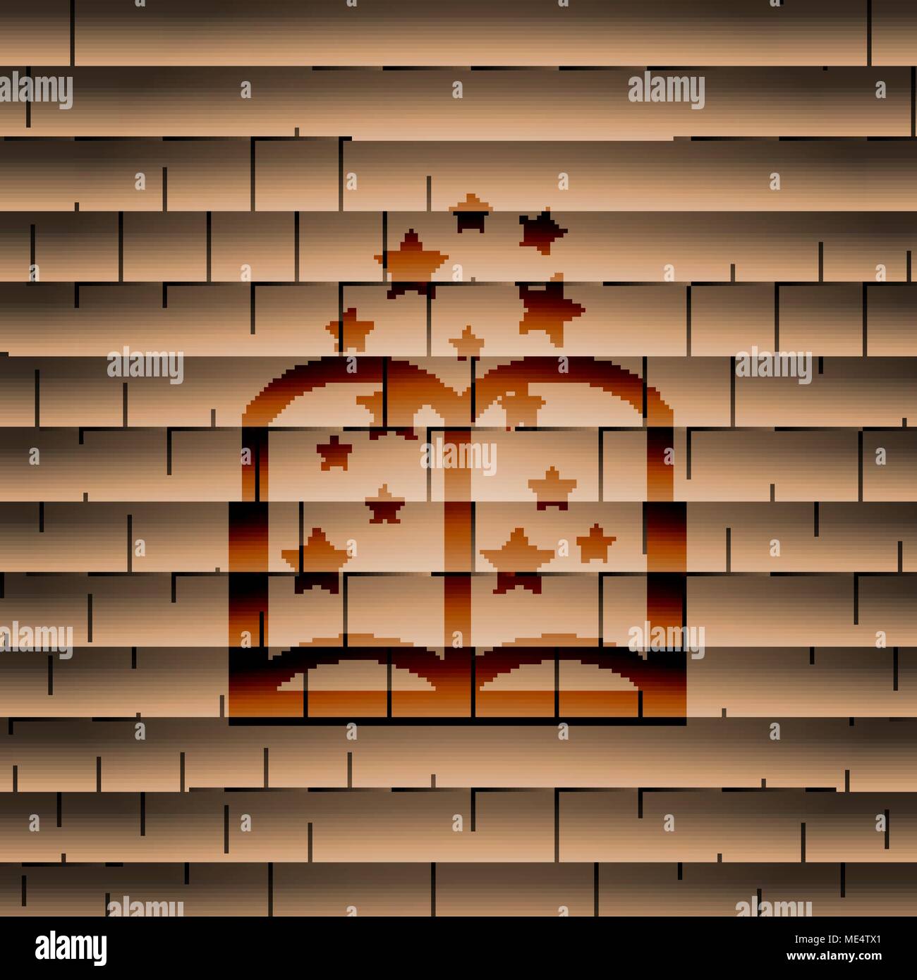 Magic Book icon symbol on a tiled background. Vector illustration Stock ...