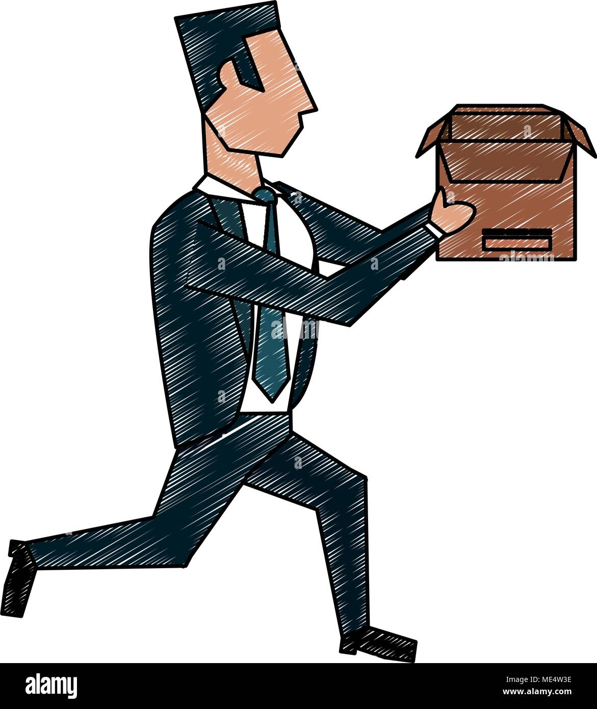 Running box Stock Vector Images - Alamy