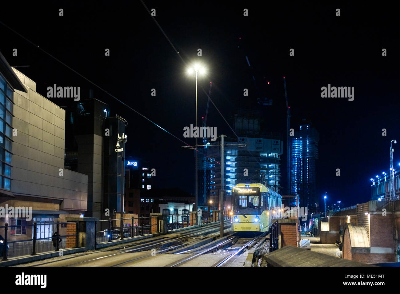 Manchester trams hi-res stock photography and images - Alamy