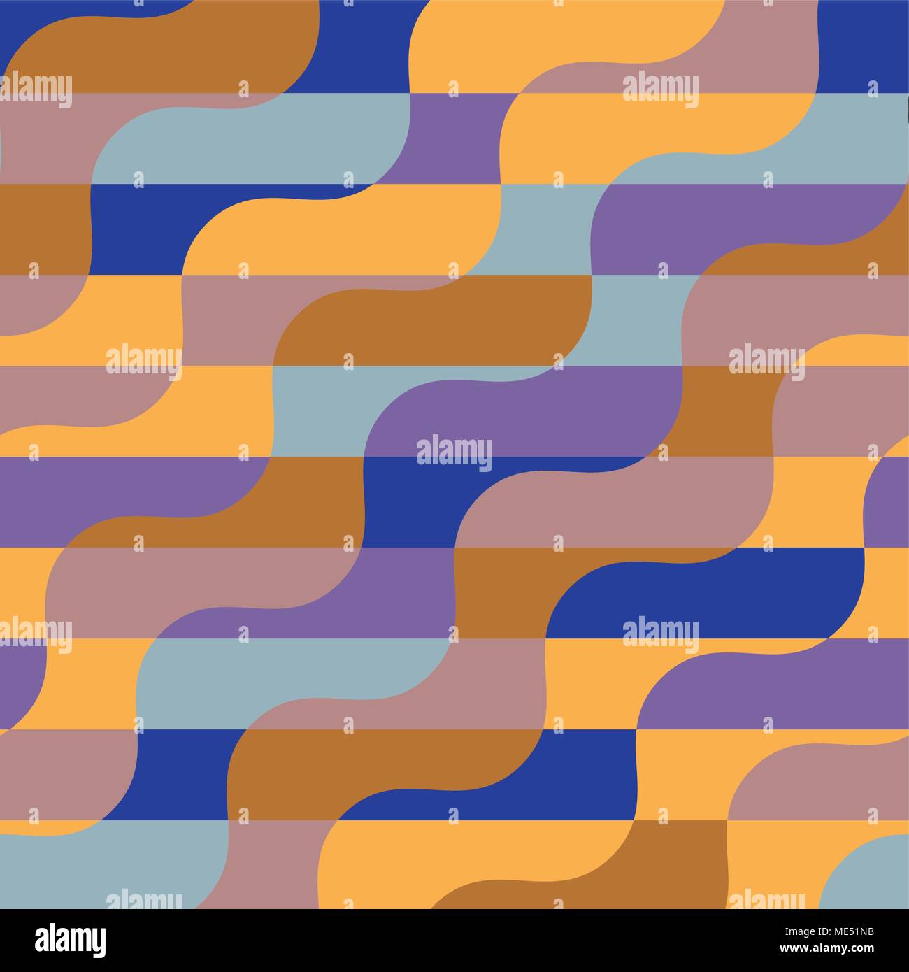 Colorful Wave Patterns Stock Vector Images - Alamy