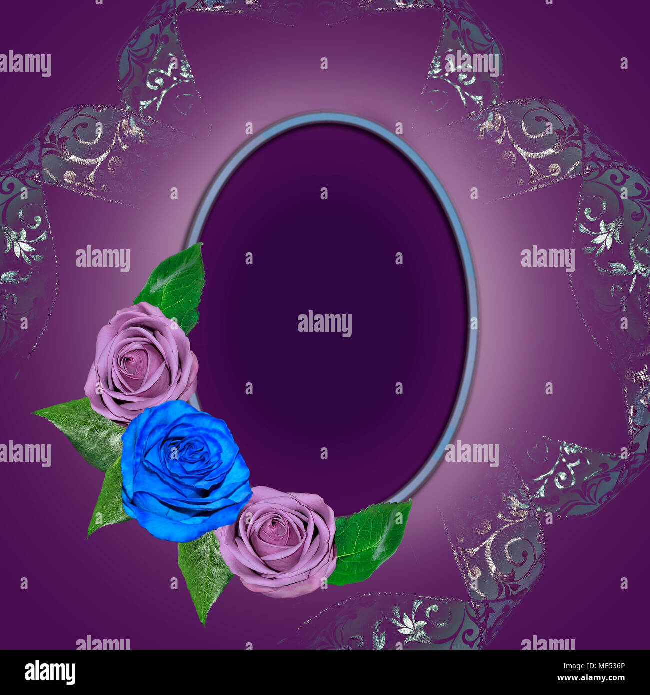 Wedding invitation card ribbon hi-res stock photography and images - Alamy