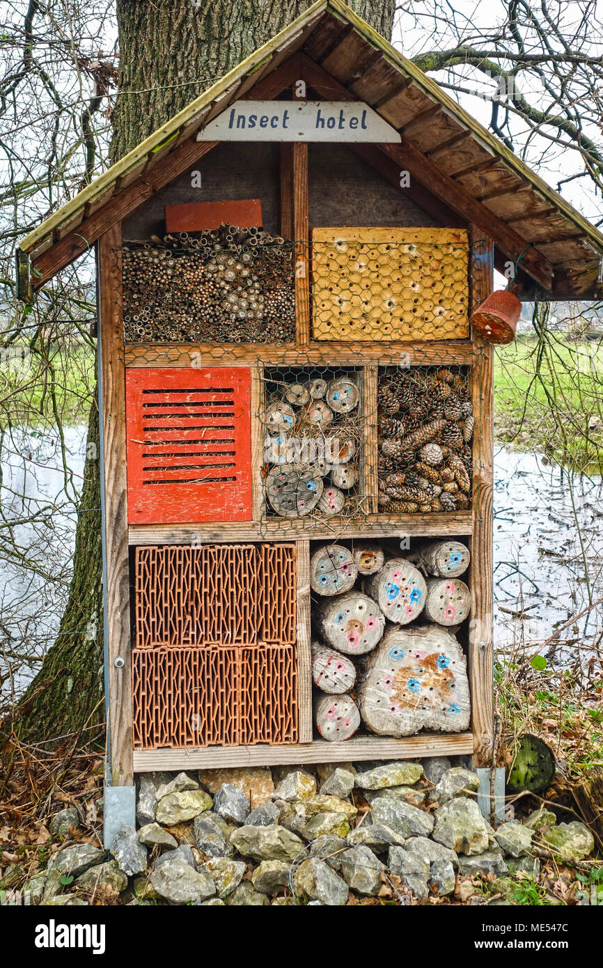 Insect Hotel High Resolution Stock Photography and Images - Alamy