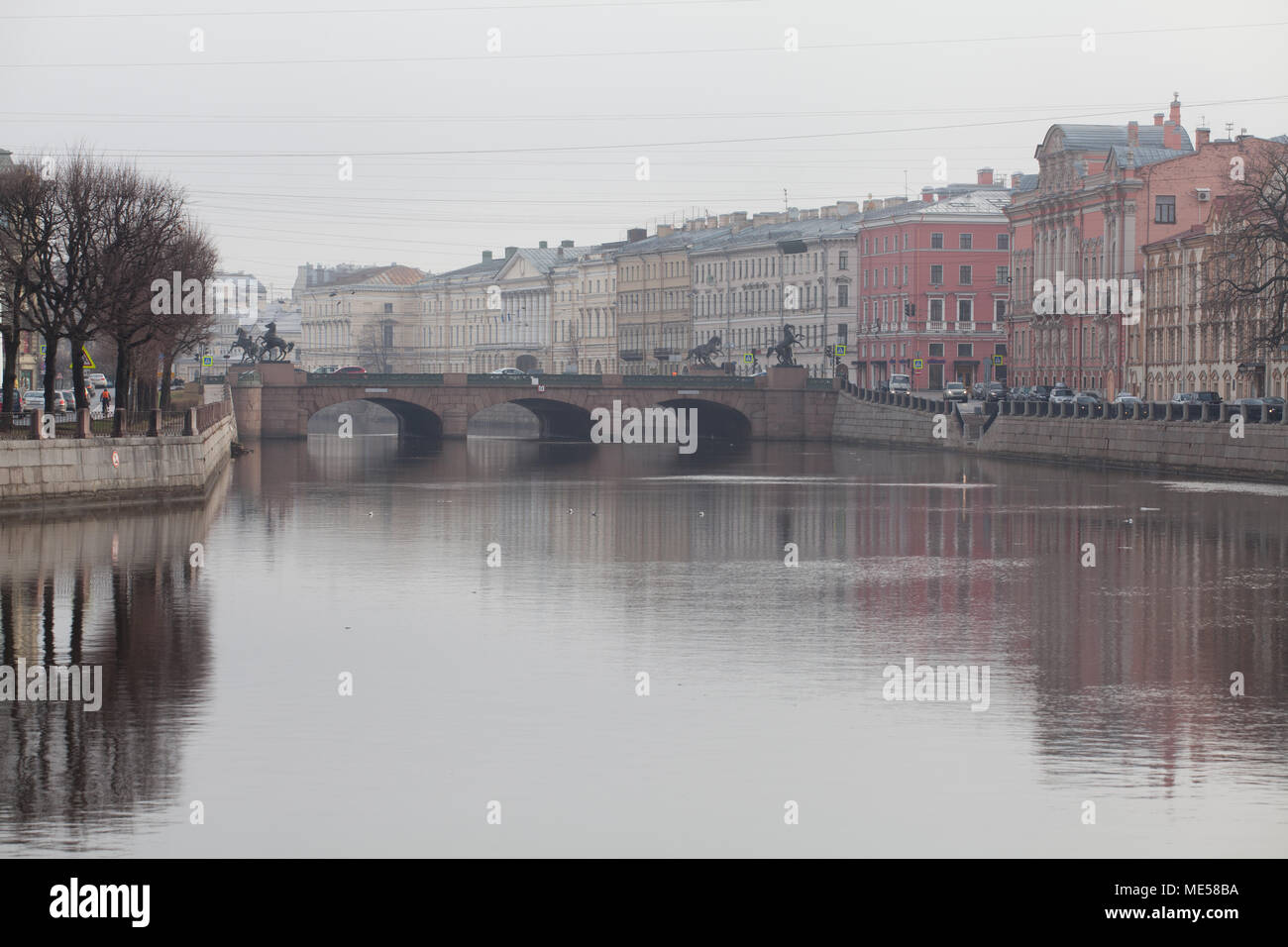 Anichkov bridge hi-res stock photography and images - Alamy