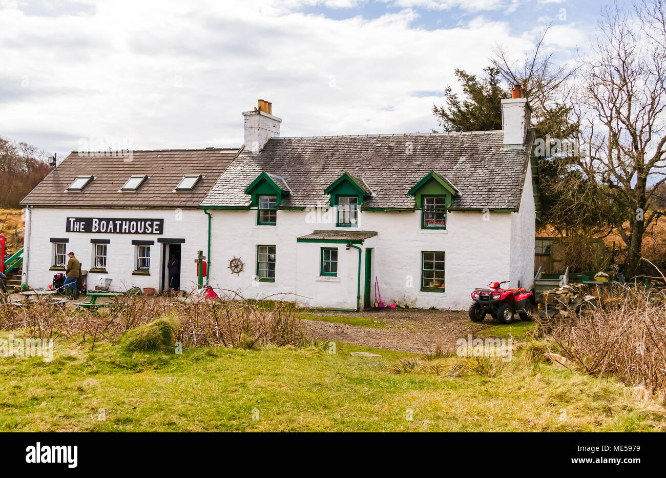 Isle of Ulva, off the Isle of Mull, Inner Hebrides, Scotland. Ulva is ...