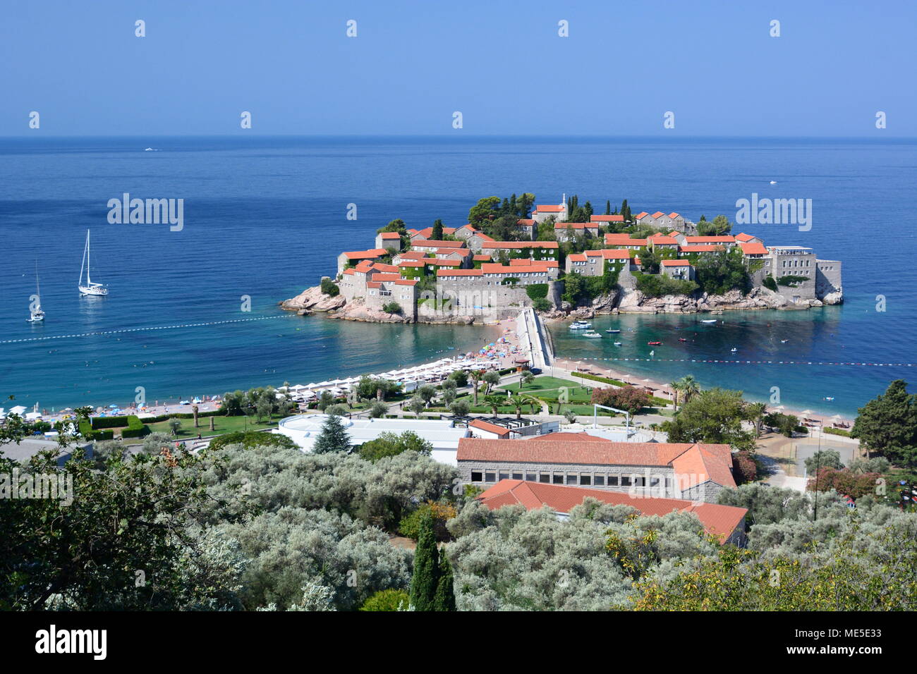 Montenegrin riviera coastline hi-res stock photography and images - Alamy