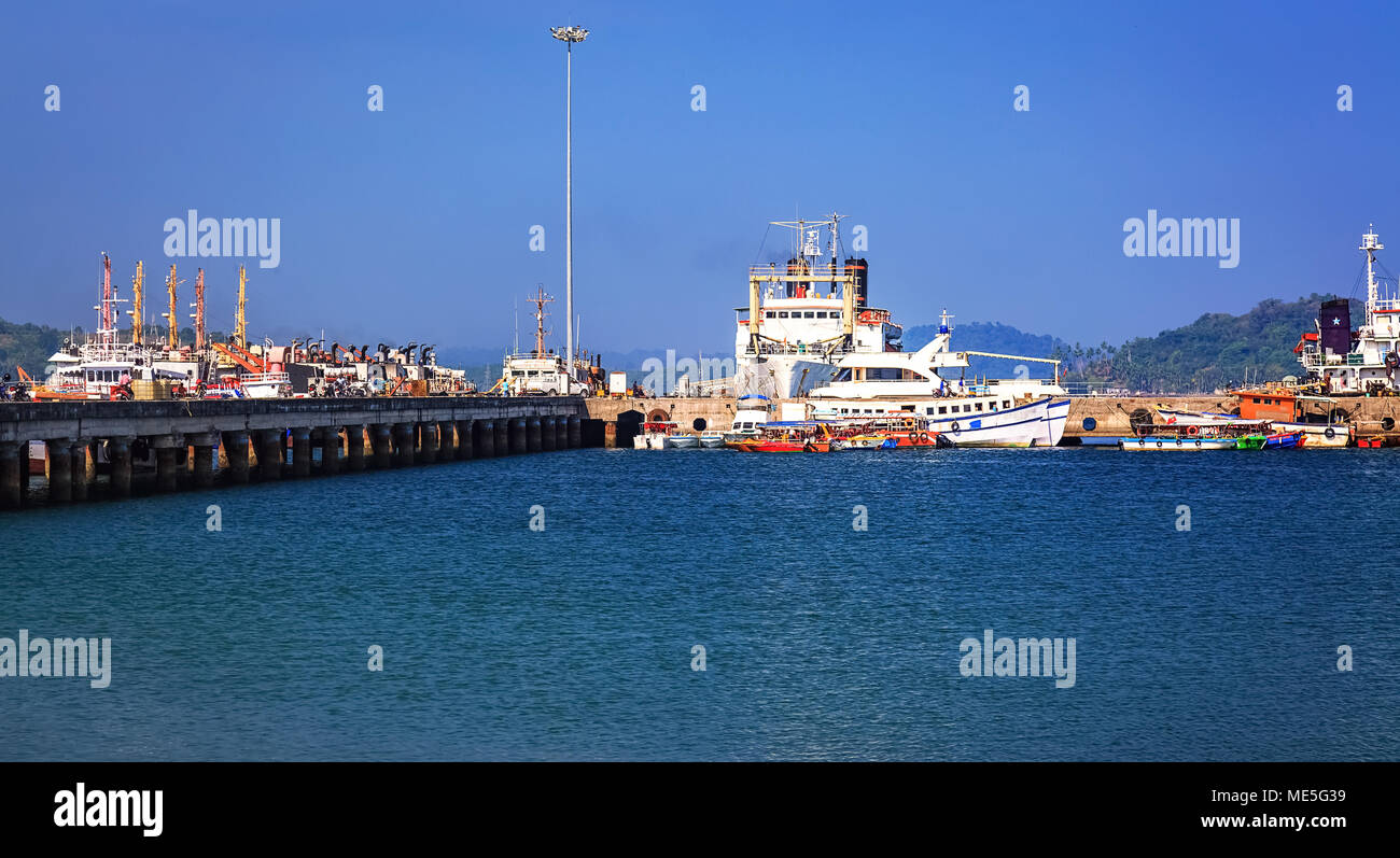 Shipping port blair andaman nicobar hi-res stock photography and images ...