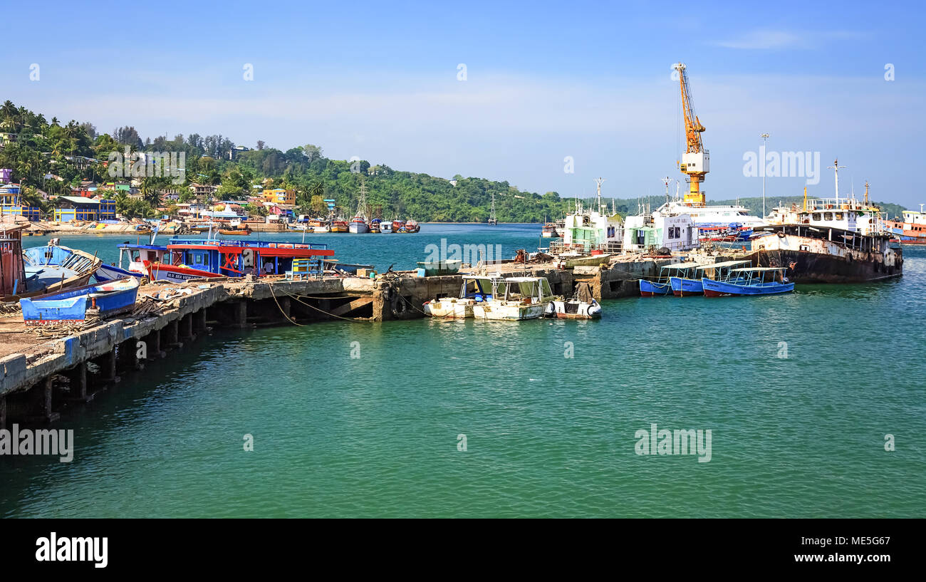 Shipping port blair andaman nicobar hi-res stock photography and images ...