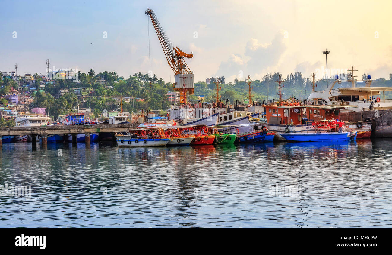 Shipping port blair andaman nicobar hi-res stock photography and images ...