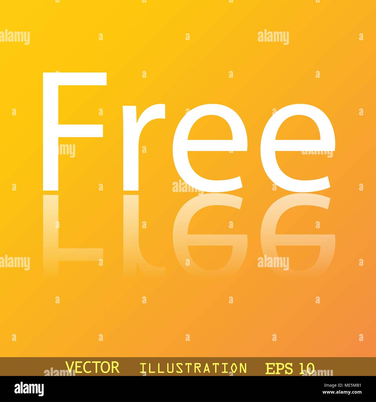 Free icon symbol Flat modern web design with reflection and space for ...