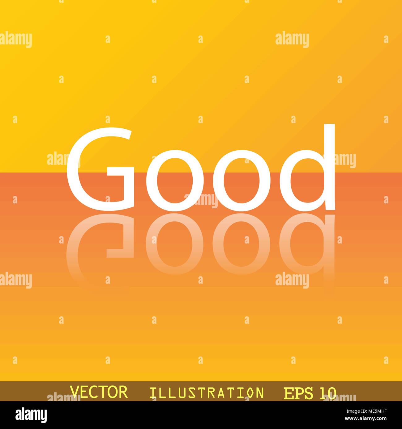 Good icon symbol Flat modern web design with reflection and space for ...