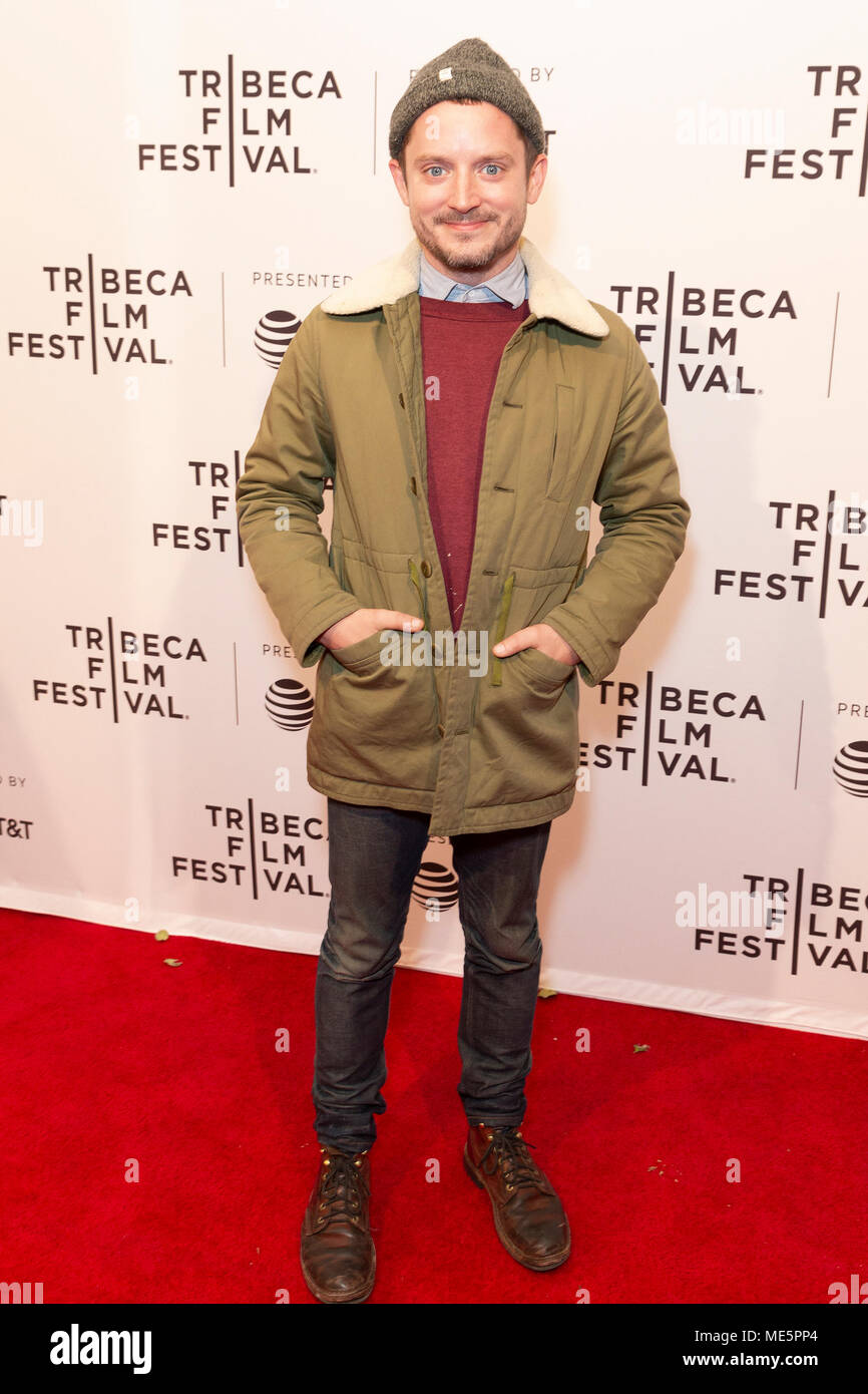 New York, United States. 20th Apr, 2018. Elijah Wood attends premiere ...