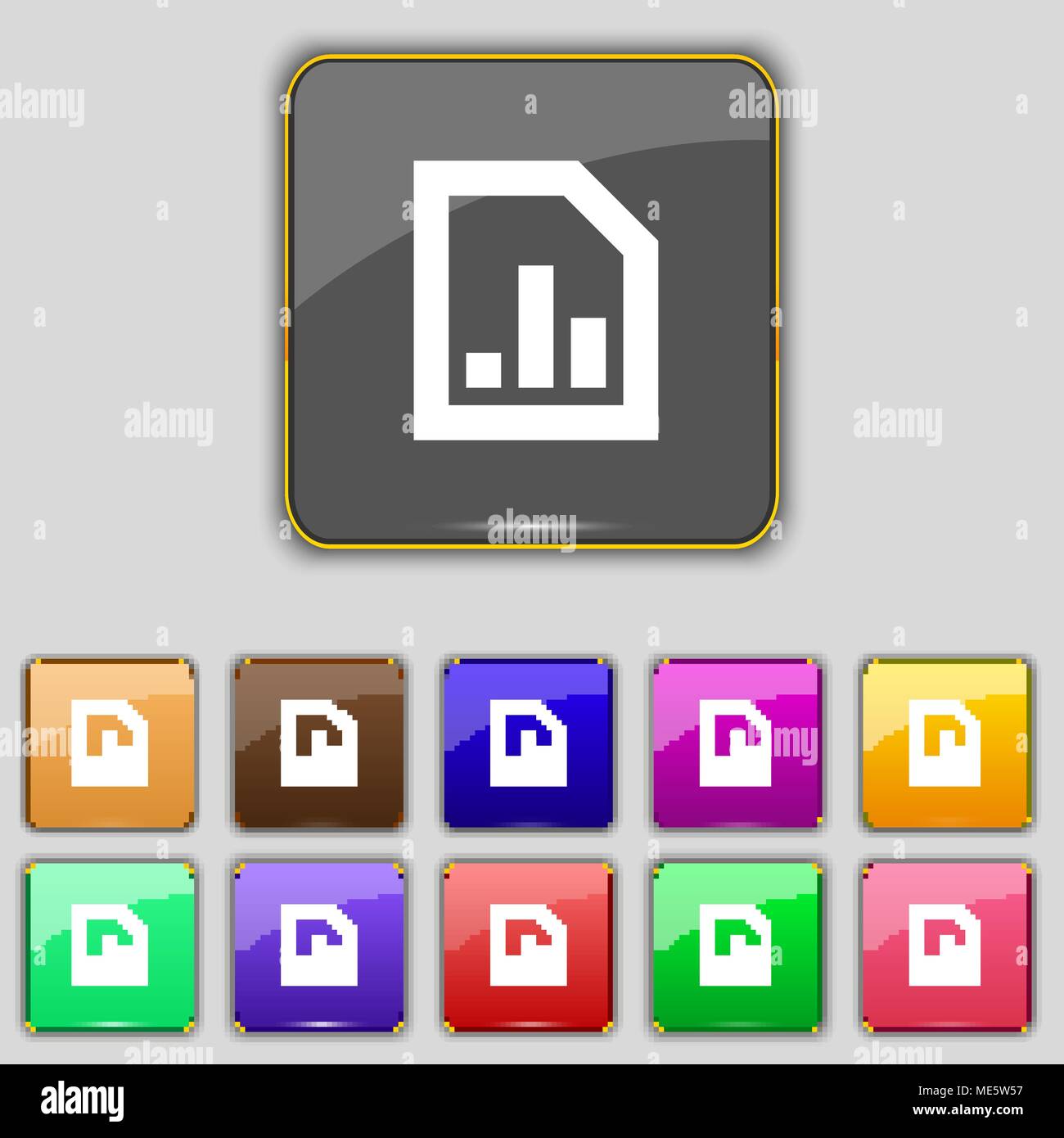Growth and development concept. graph of Rate icon sign. Set with ...