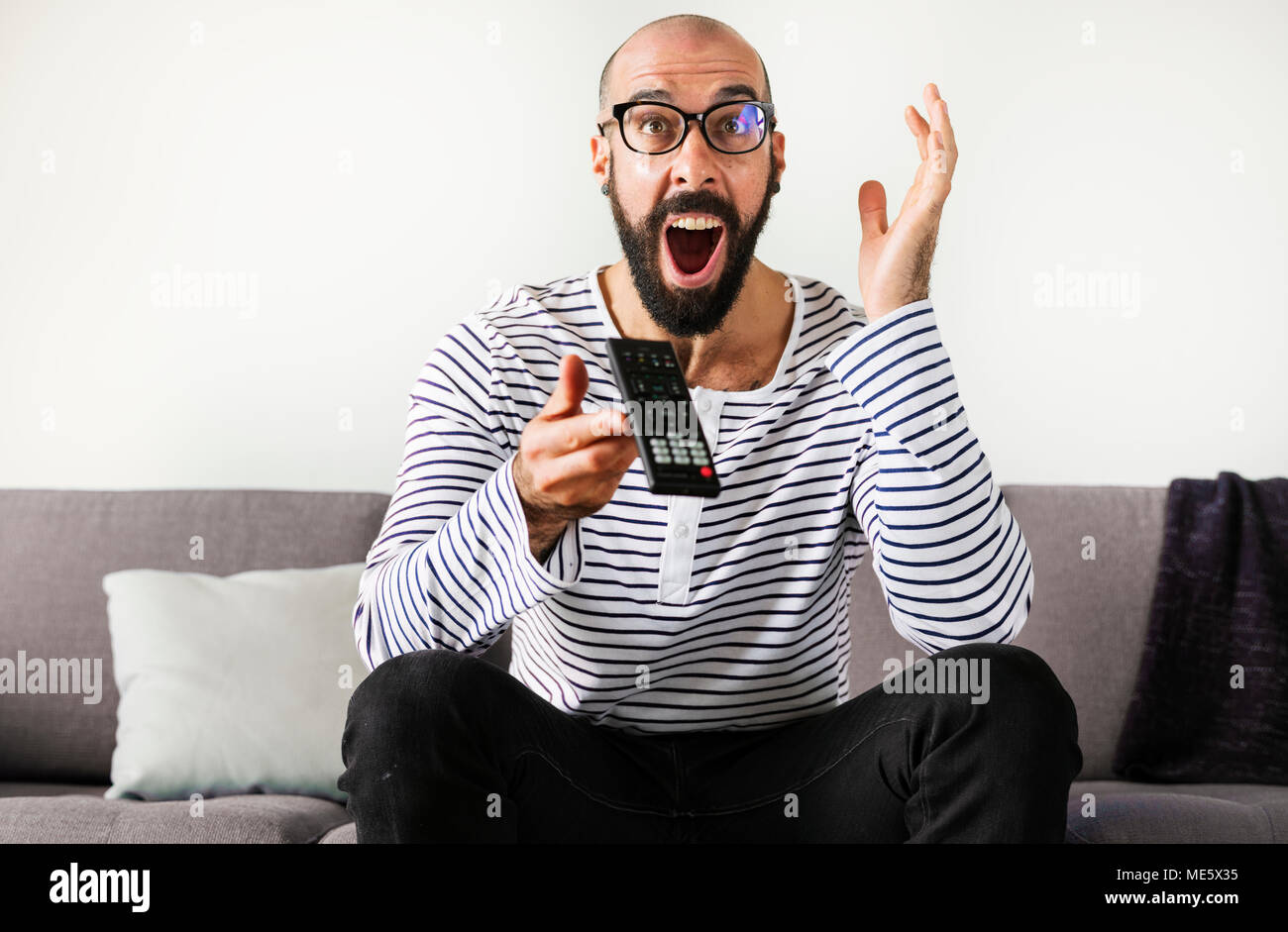 Tv controll hi-res stock photography and images - Alamy