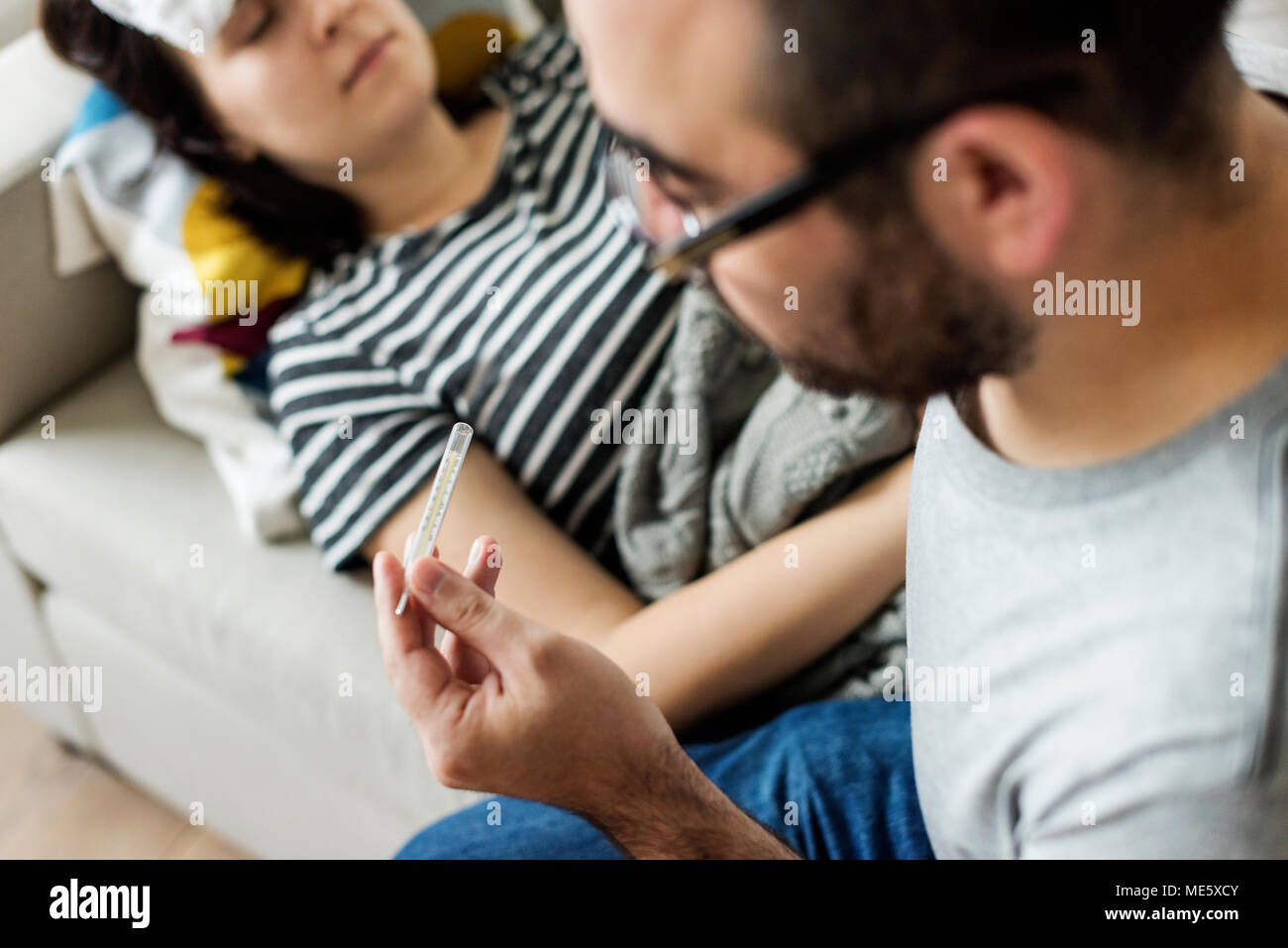 High fever hi-res stock photography and images - Alamy