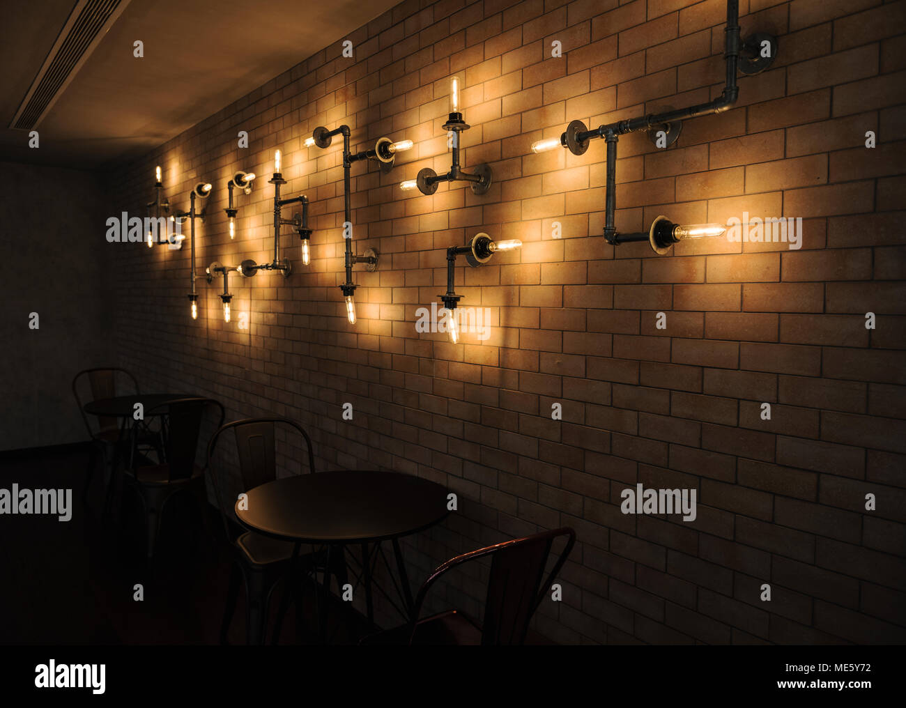 Cafe Interior Wall Design