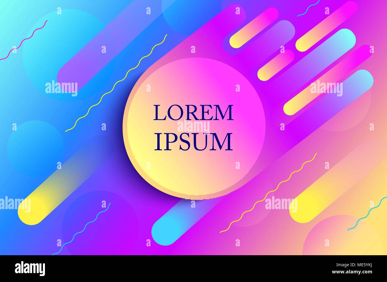 colorful poster design Stock Vector Image & Art - Alamy