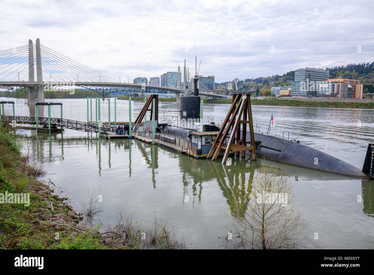 Portland, Oregon, USA - April 20, 2018 : OMSI, Museum of science and ...