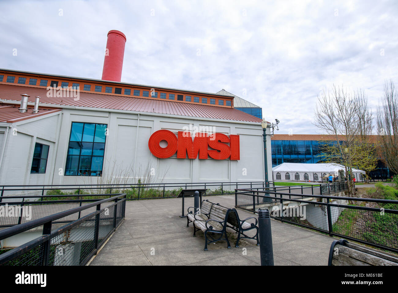 Portland, Oregon, USA - April 20, 2018 : OMSI, Museum of science and ...