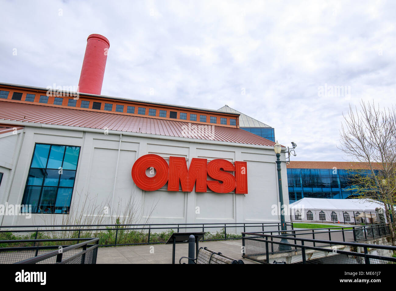 Portland, Oregon, USA - April 20, 2018 : OMSI, Museum of science and ...
