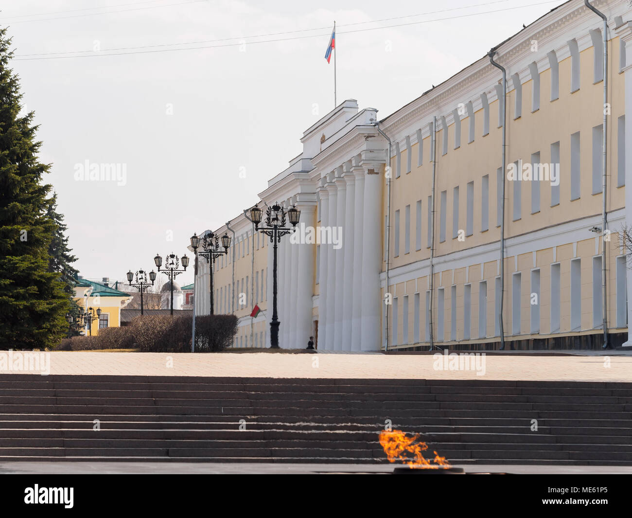 ancient office building of government in Nizhny Novgorod Stock Photo ...