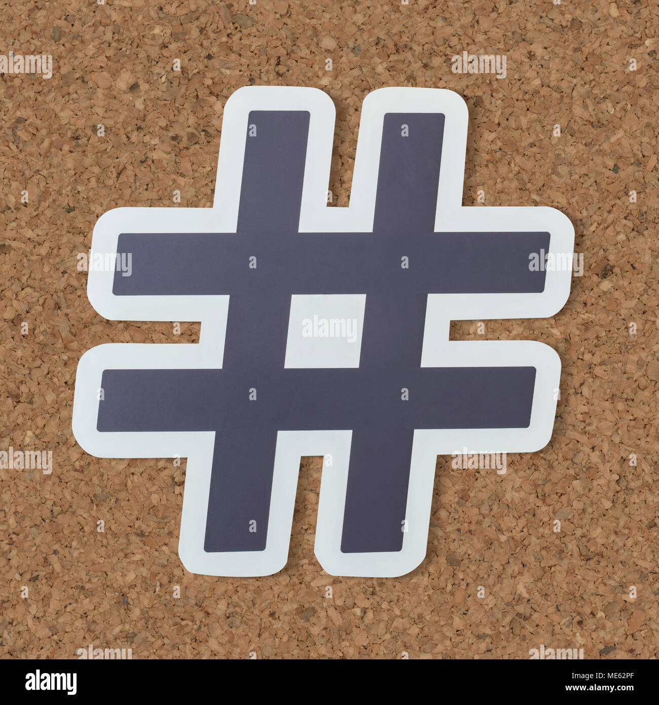 Hashtag sign board hi-res stock photography and images - Alamy