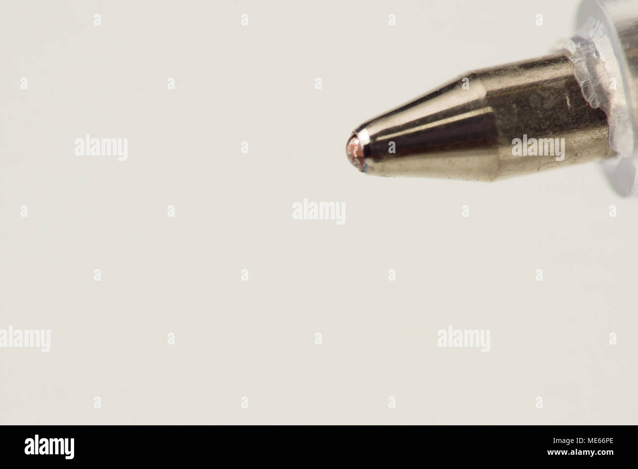 very close-up ballpoint pen writing set Stock Photo - Alamy