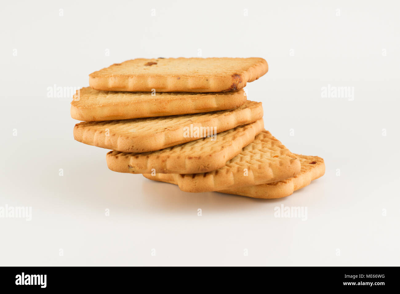 Slide of rectangular pastry on white background Stock Photo - Alamy