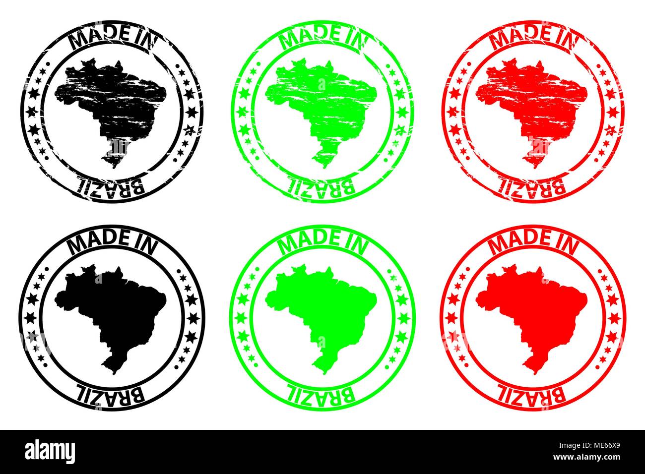 Postage stamp brazil Cut Out Stock Images & Pictures - Alamy