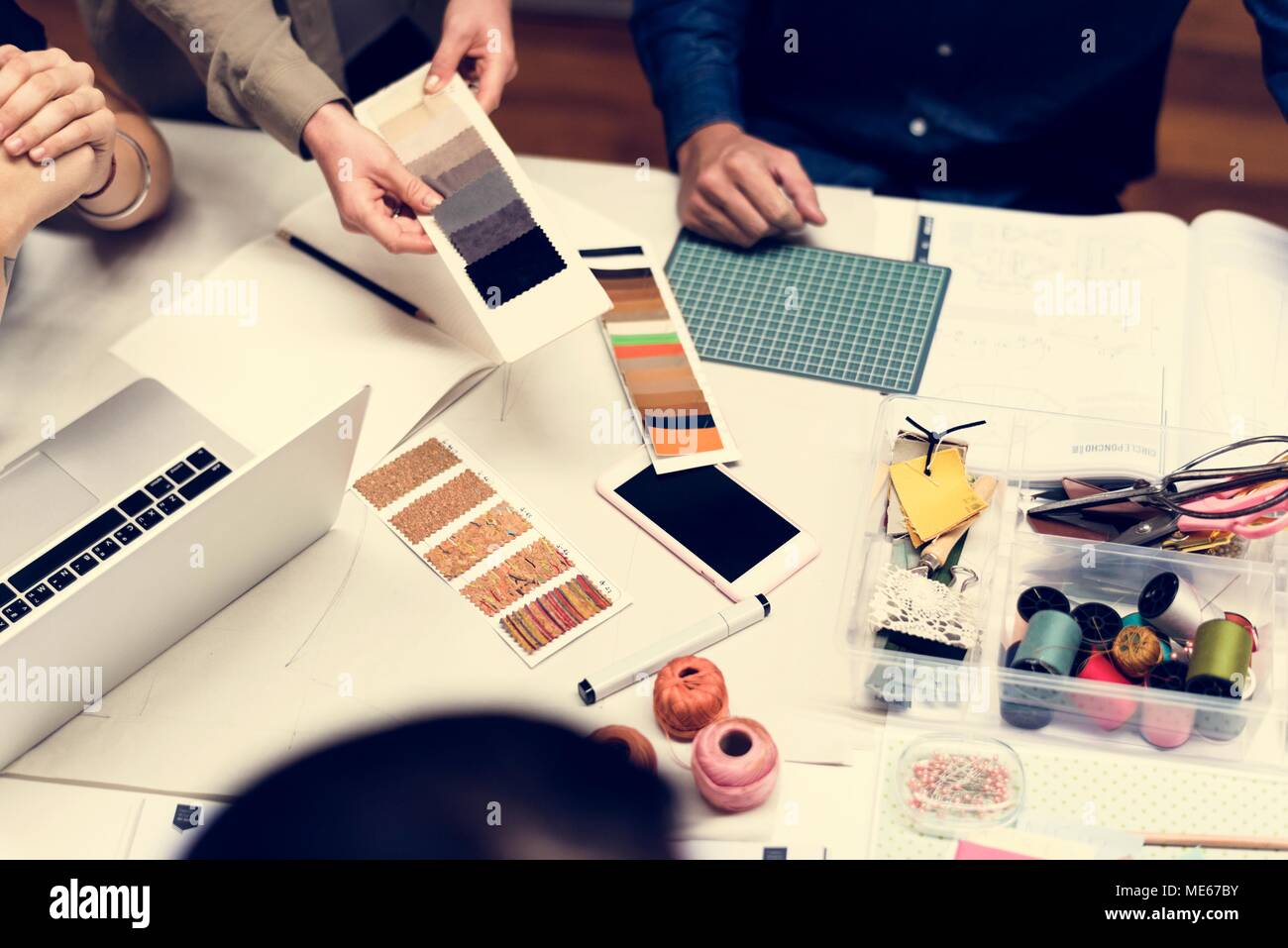 People working together on project Stock Photo - Alamy