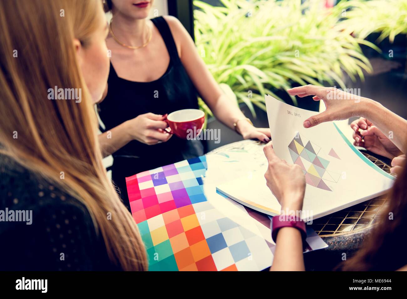 Group of creative people meeting together Stock Photo - Alamy