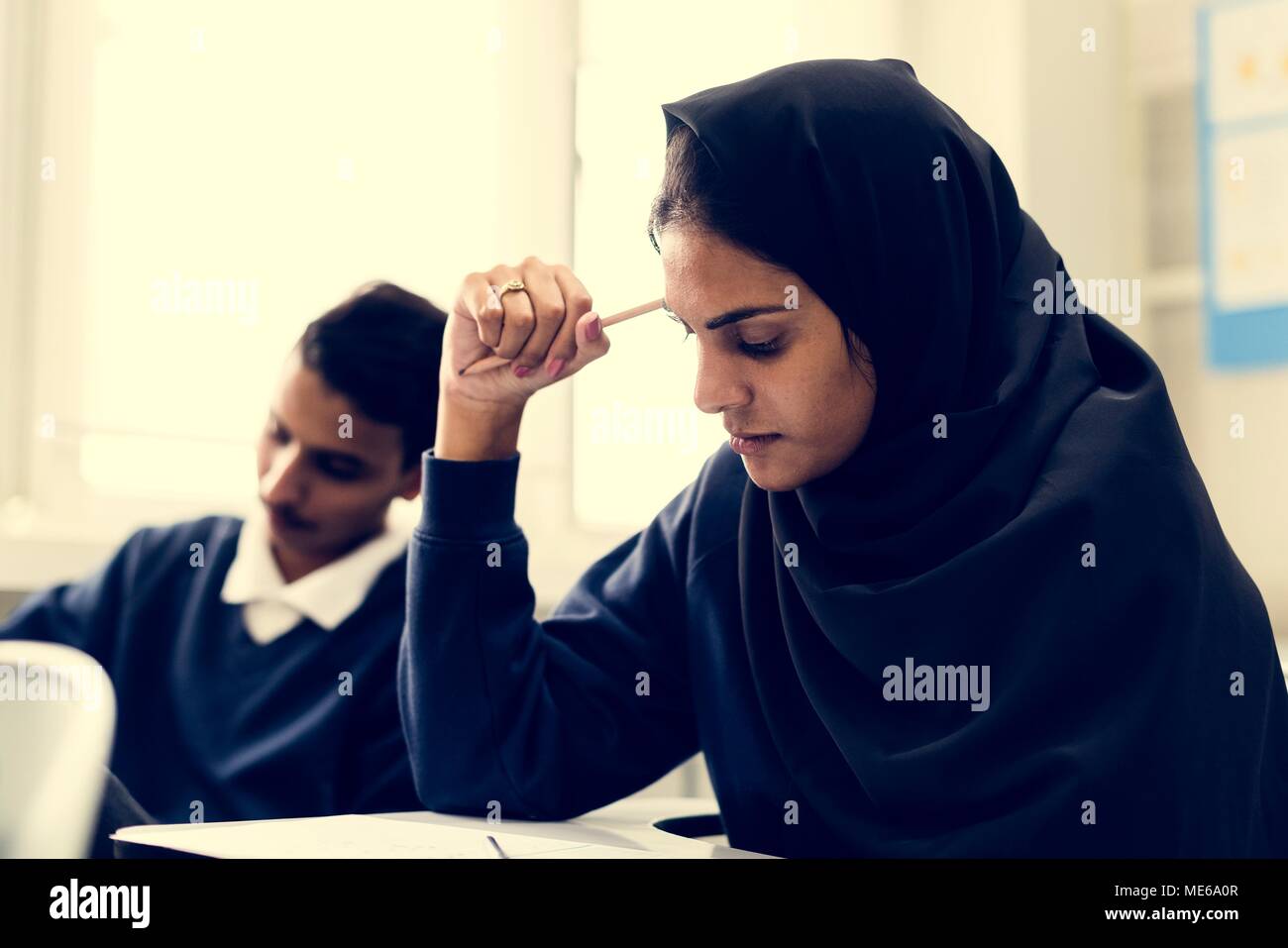 Diverse classroom muslim hi-res stock photography and images - Alamy