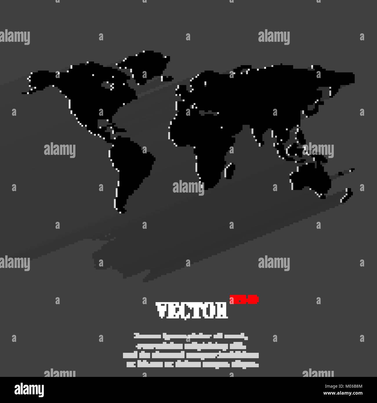 World map web icon, flat design. Vector illustration. EPS10 Stock ...