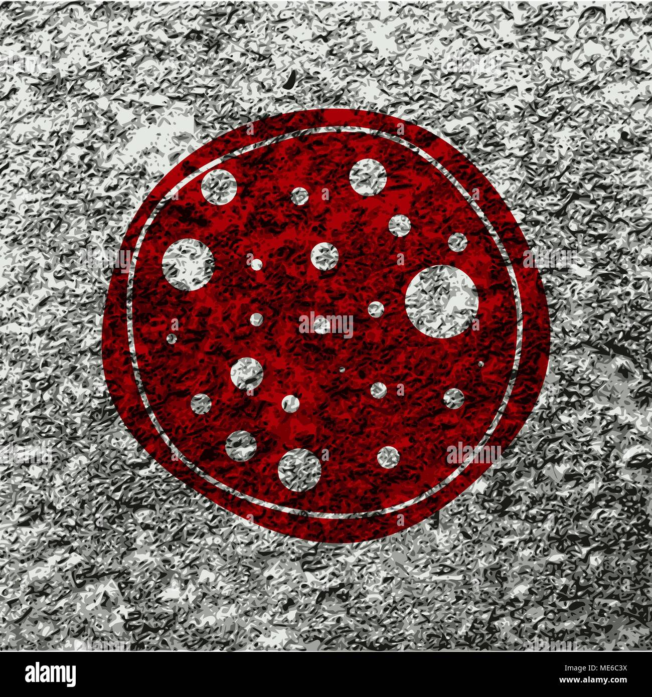 Photo camera diaphragm. Flat modern web button and space for your text. Vector. EPS10 Stock ...