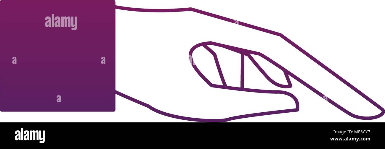 Hand isolated cartoon purple lines Stock Vector Image & Art - Alamy