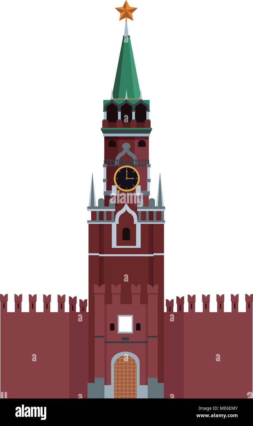 Moscow kremlin wall vector hi-res stock photography and images - Alamy