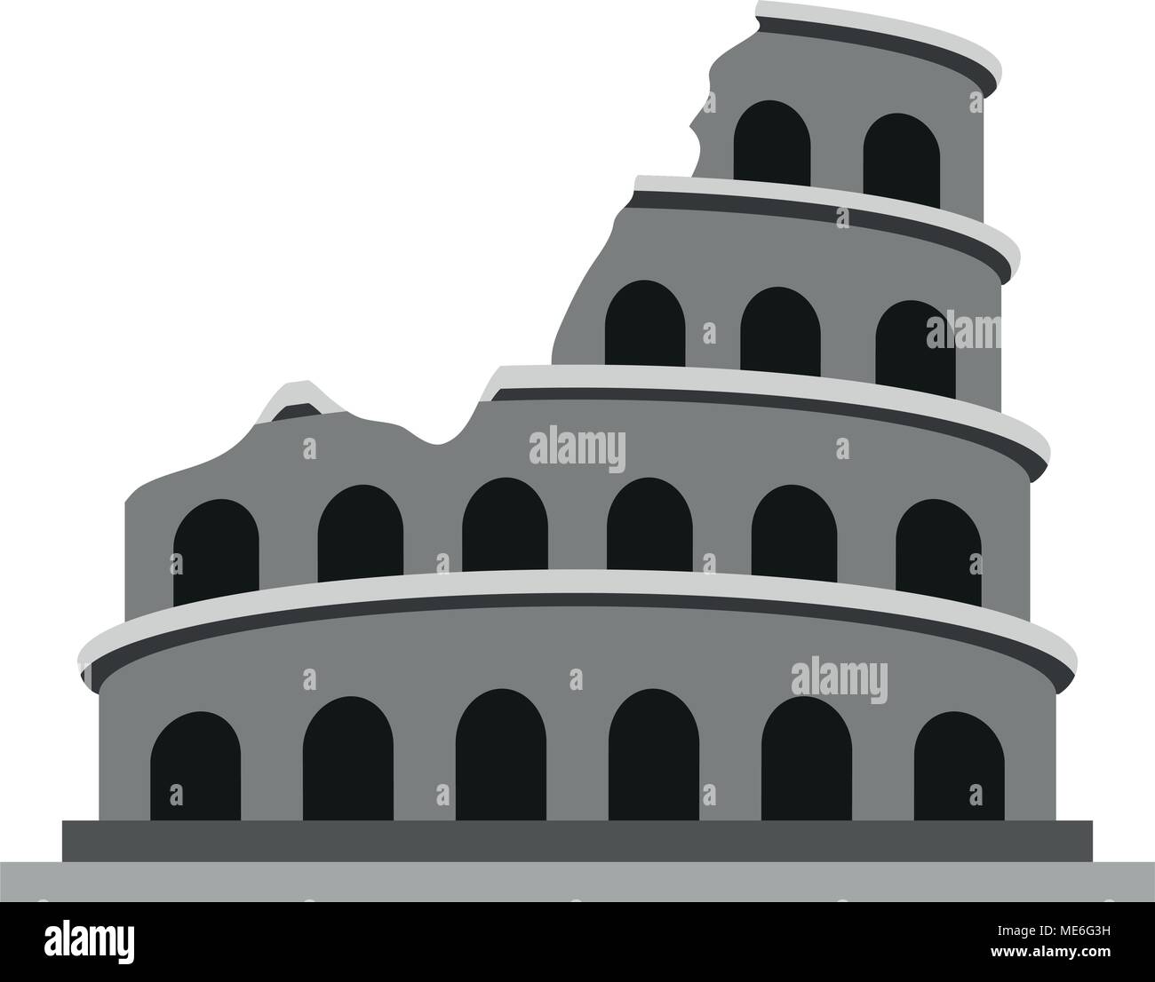 Rome coliseum monument Stock Vector Image & Art - Alamy