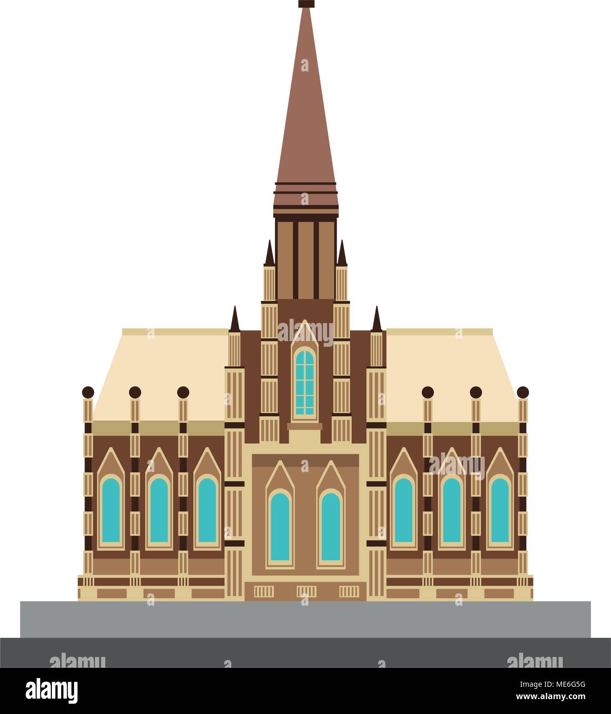 Holy family church Stock Vector Images - Alamy