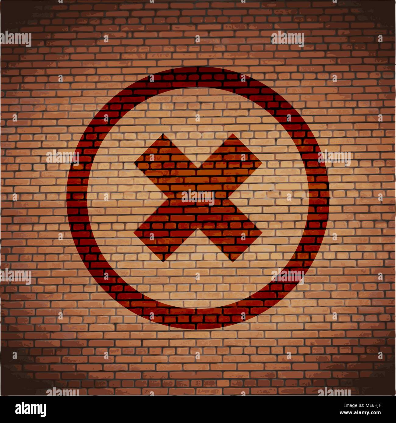 cancel. Flat modern web button and space for your text. Vector. EPS10 ...