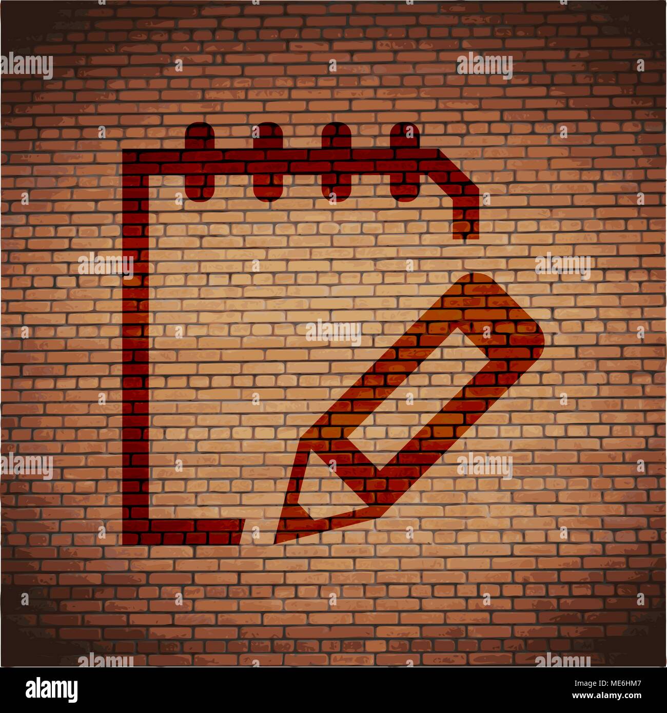 Notepad paper Documents. Flat modern web button and space for your text. Vector. EPS10 Stock ...