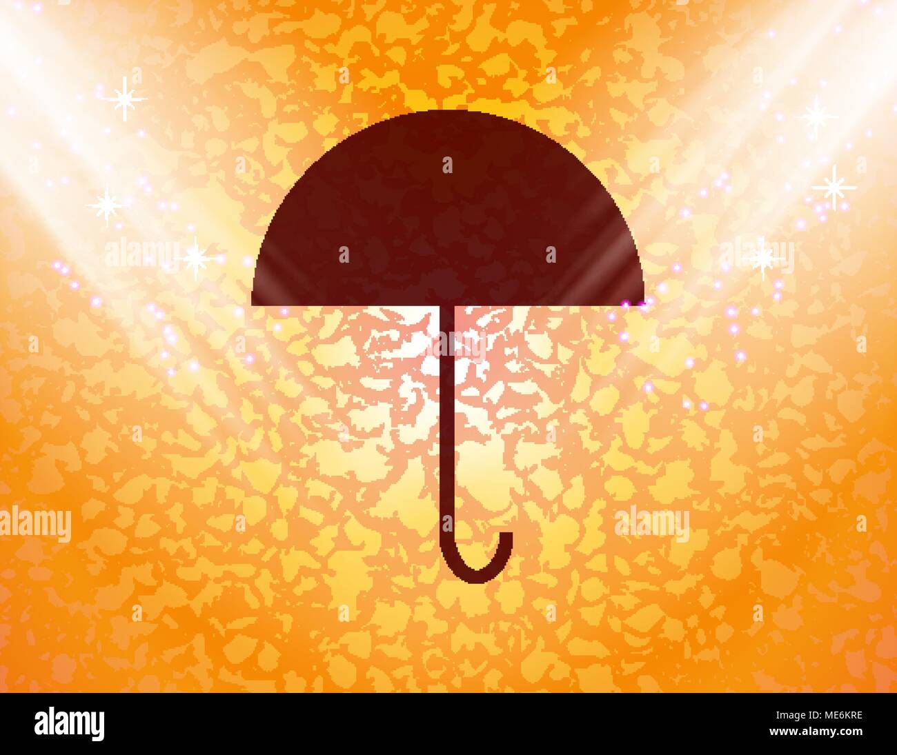 Umbrella. Flat modern web button and space for your text. Vector. EPS10 Stock Vector Image & Art ...