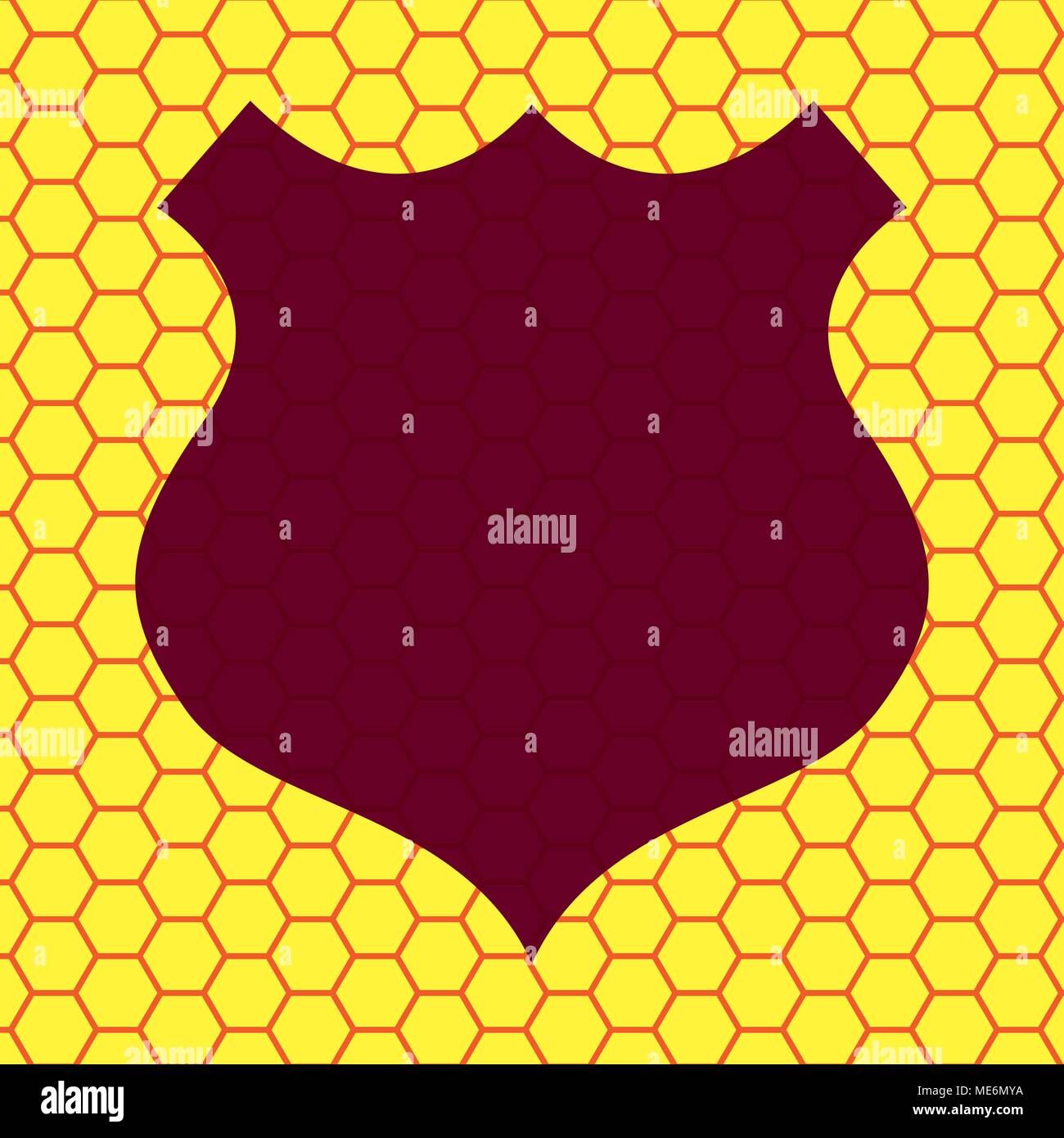 shield. Flat modern web button and space for your text. Vector. EPS10 Stock Vector Image & Art ...