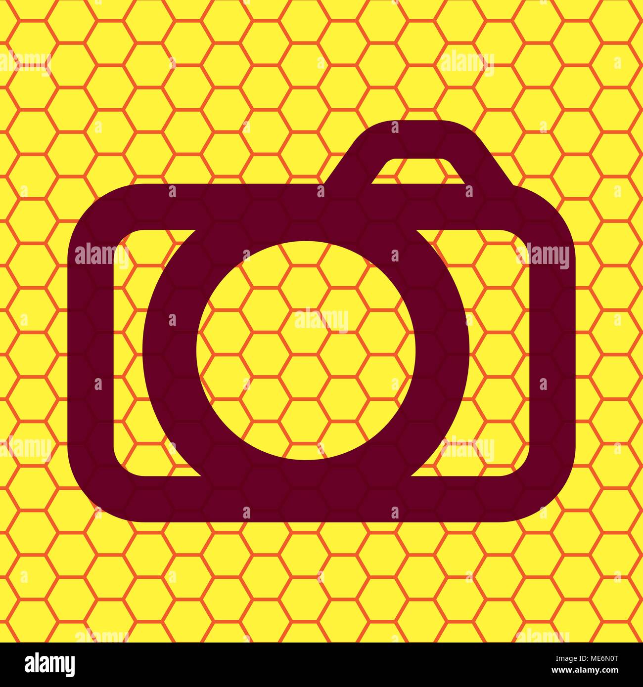Camera. Flat modern web button and space for your text. Vector. EPS10 ...