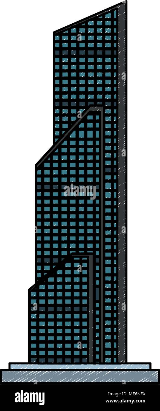 Skyscraper building company scribble Stock Vector Image & Art - Alamy