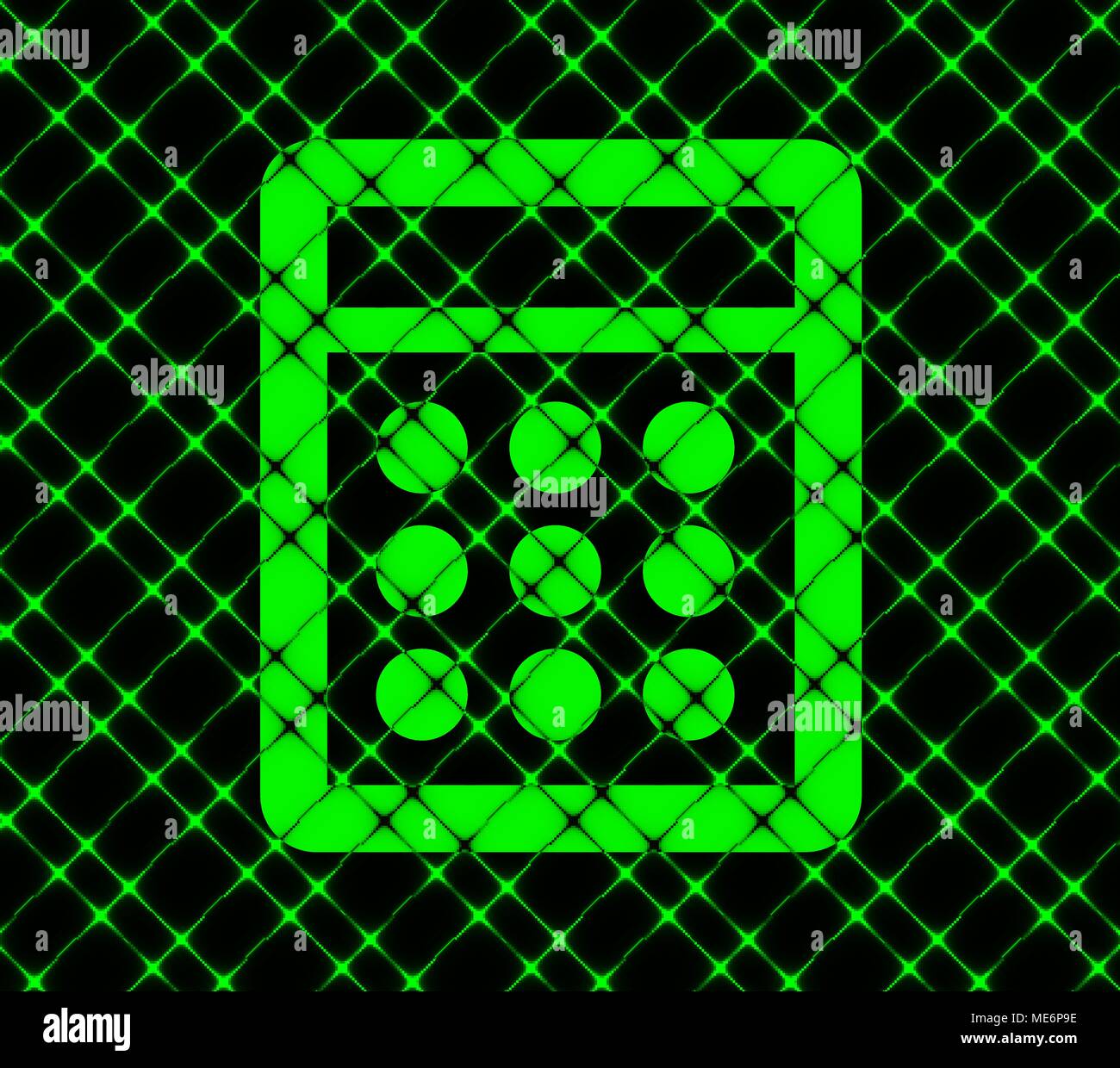 calculator. Flat modern web button and space for your text. Vector. EPS10 Stock Vector Image ...